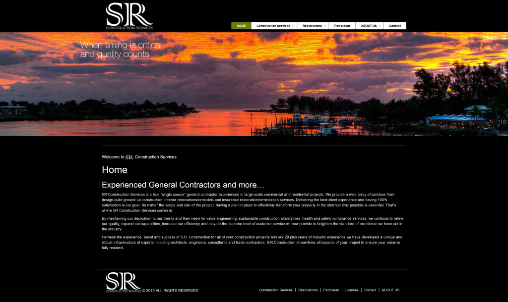 SR CONSTRUCTIONS - Hyper Thread Solutions